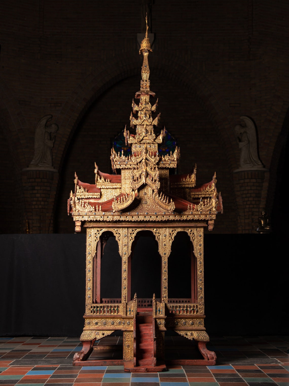 Very Special Antique Wooden Temple From Burma 19th Century - Etsy