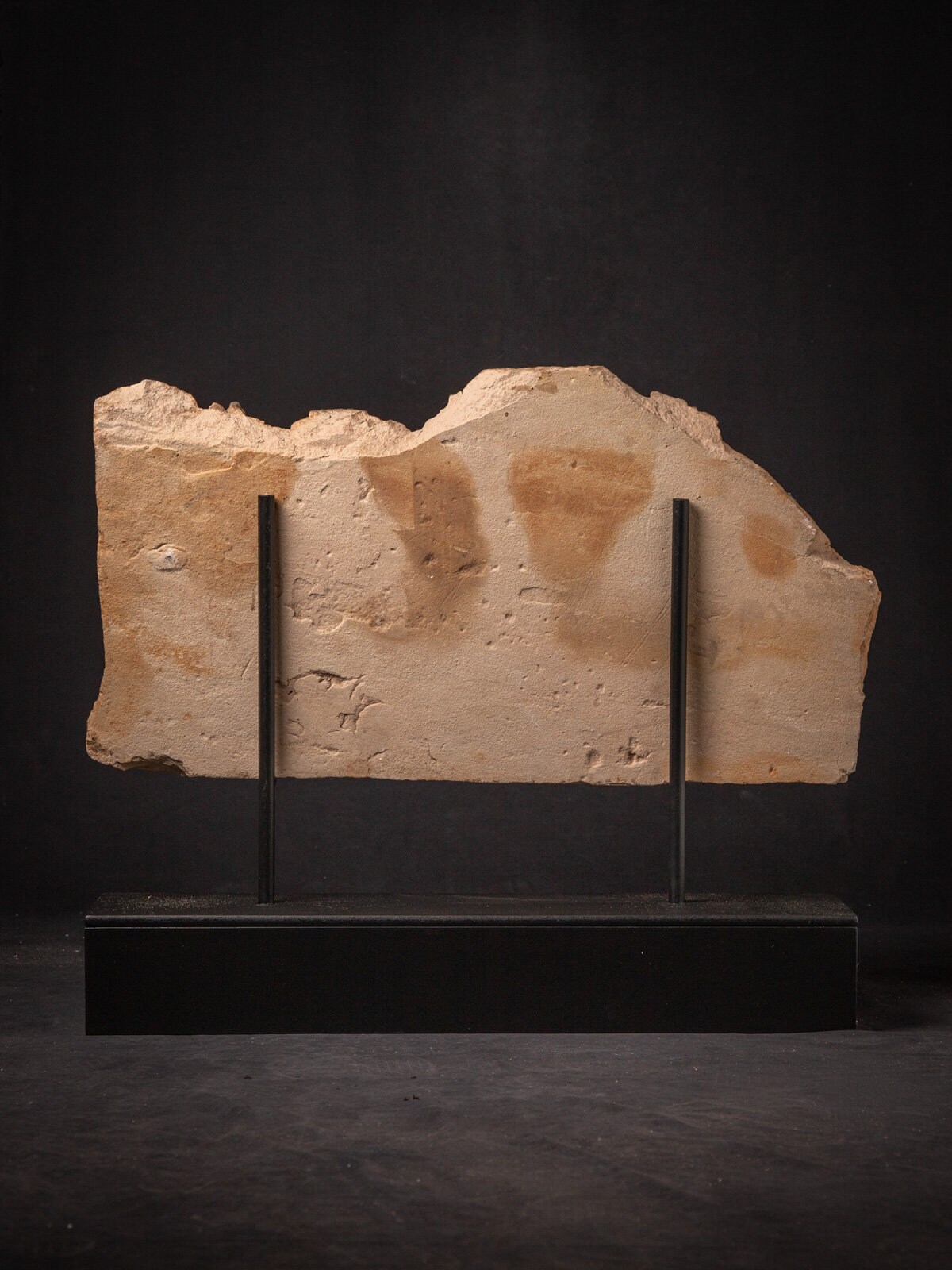 Special Antique Sandstone Lintel Depiciting Jain Tirthankas With Yaksas ...