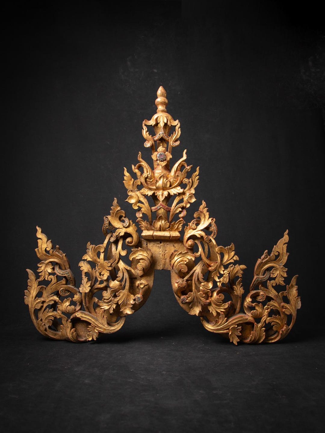 Antique Wooden Temple Panel From Burma, 19th Century - Etsy