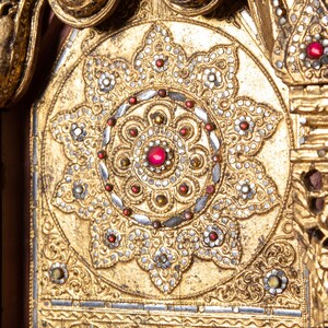 Large Antique Burmese Throne From Burma, 19th Century - Etsy