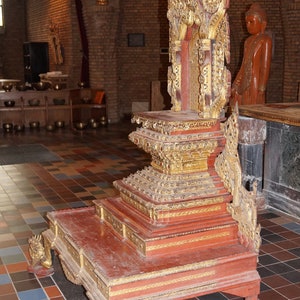 Large Antique Burmese Throne From Burma, 19th Century - Etsy
