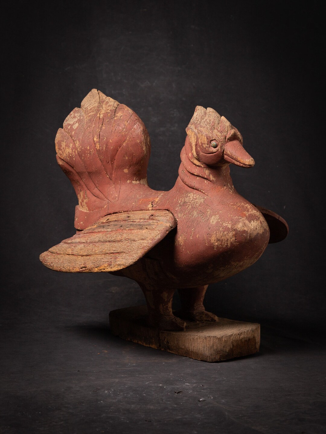 Antique Wooden Burmese Hintha Bird From Burma, 18th Century - Etsy