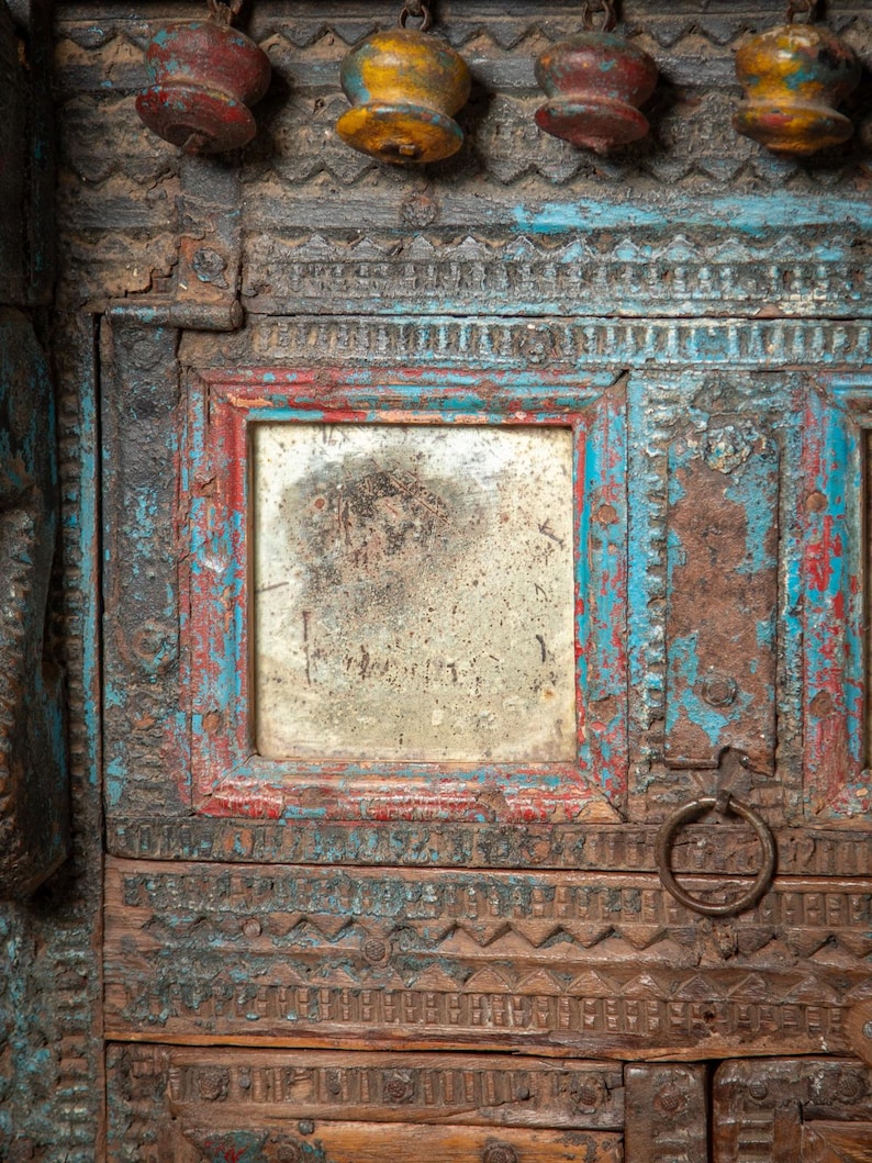 Antique Indian Damchiya - Wedding Closet From India, 19th Century - Etsy