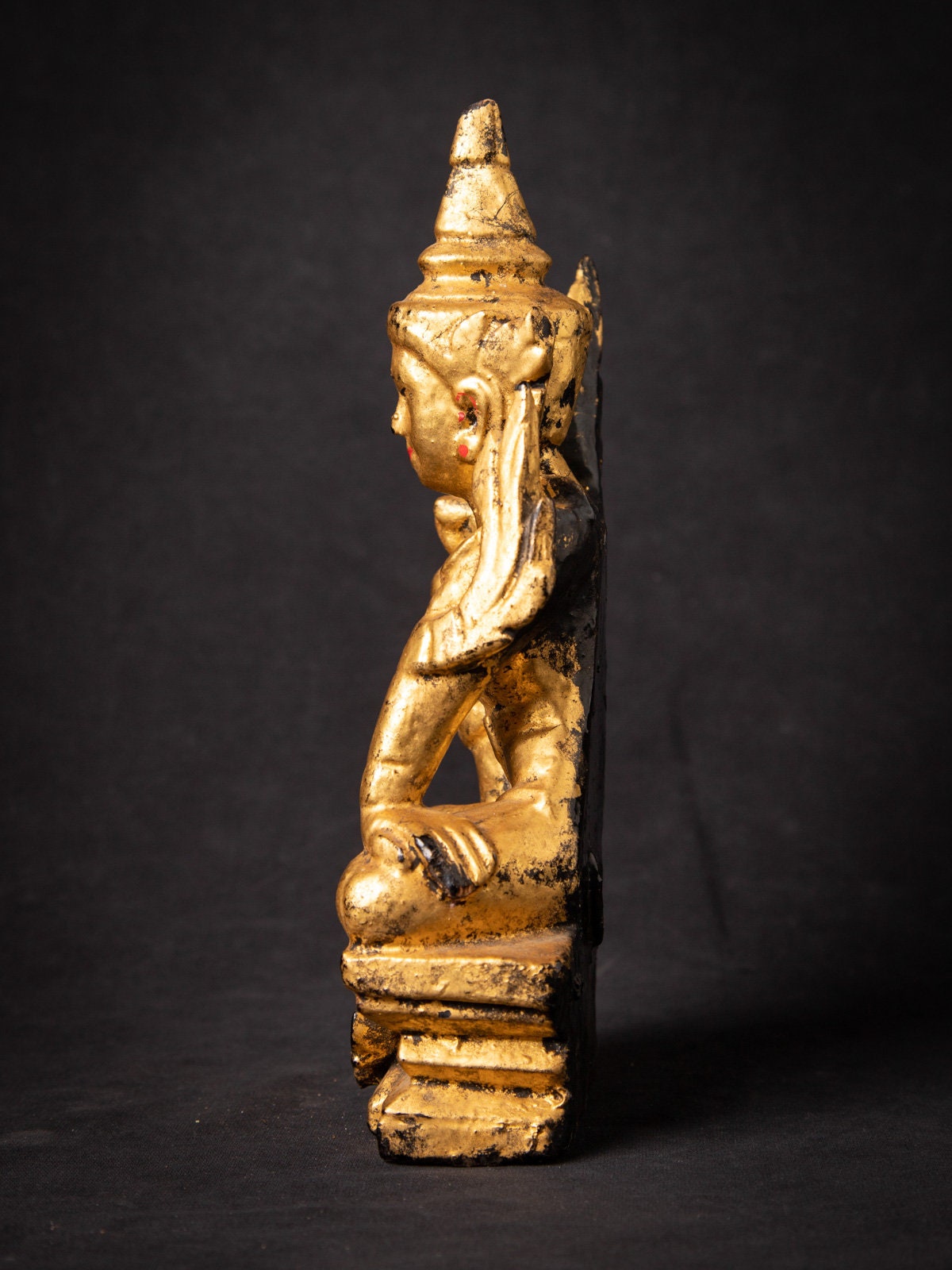 Antique Wooden Burmese Nat Statue From Burma, 19th Century - Etsy