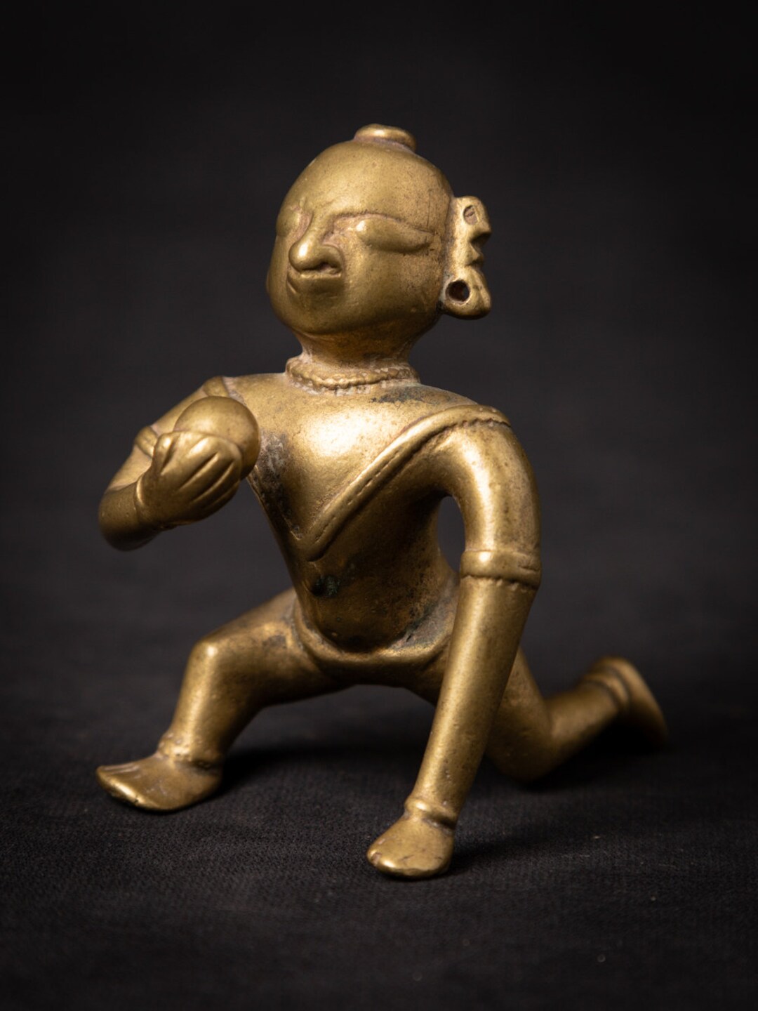 Antique Bronze Krishna Statue as Child From India, 18th Century - Etsy