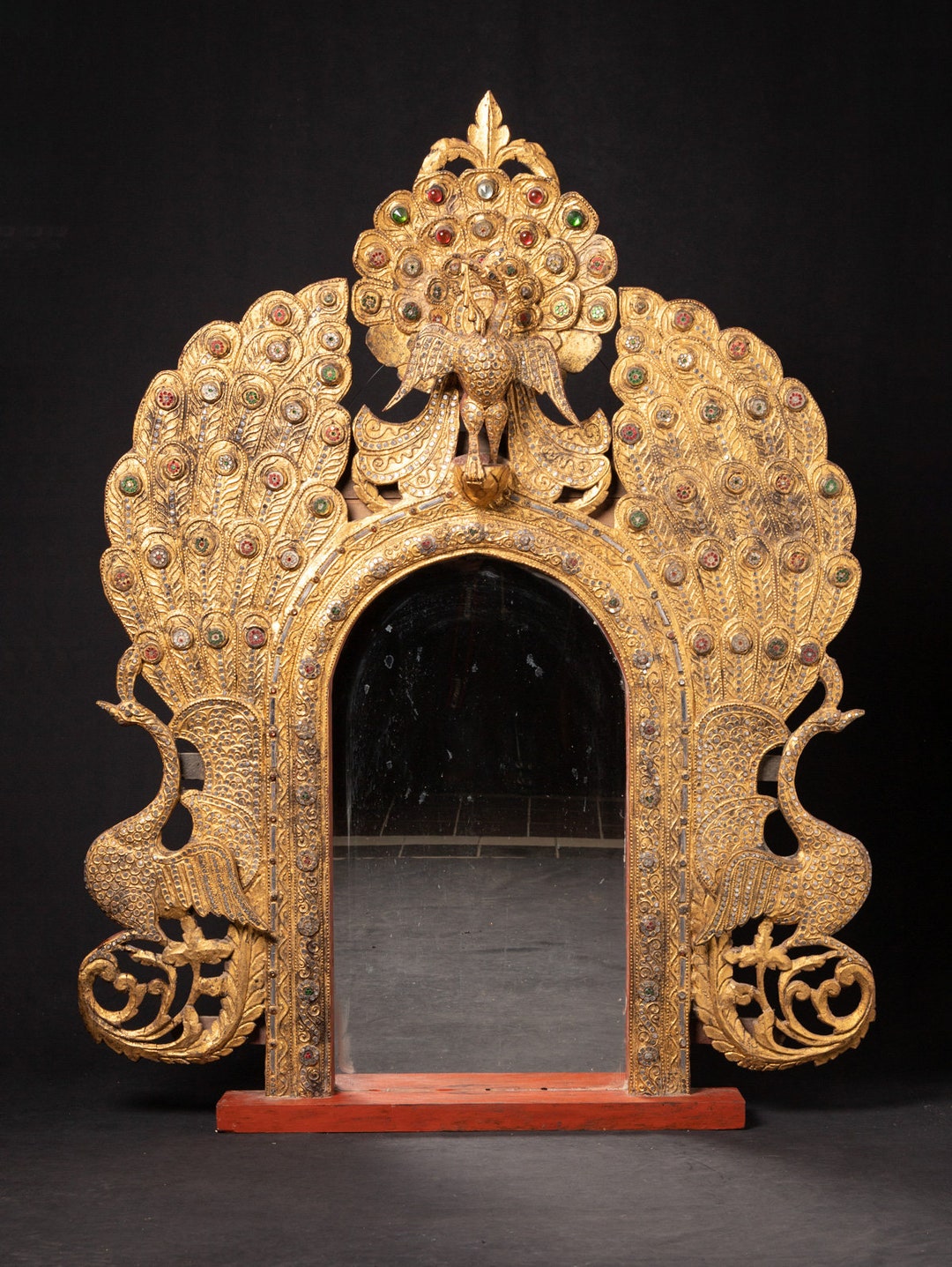 Antique Wooden Burmese Temple Panel From Burma, 19th Century - Etsy