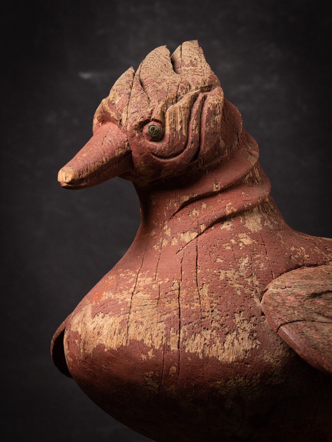 Antique Wooden Burmese Hintha Bird From Burma, 18th Century - Etsy