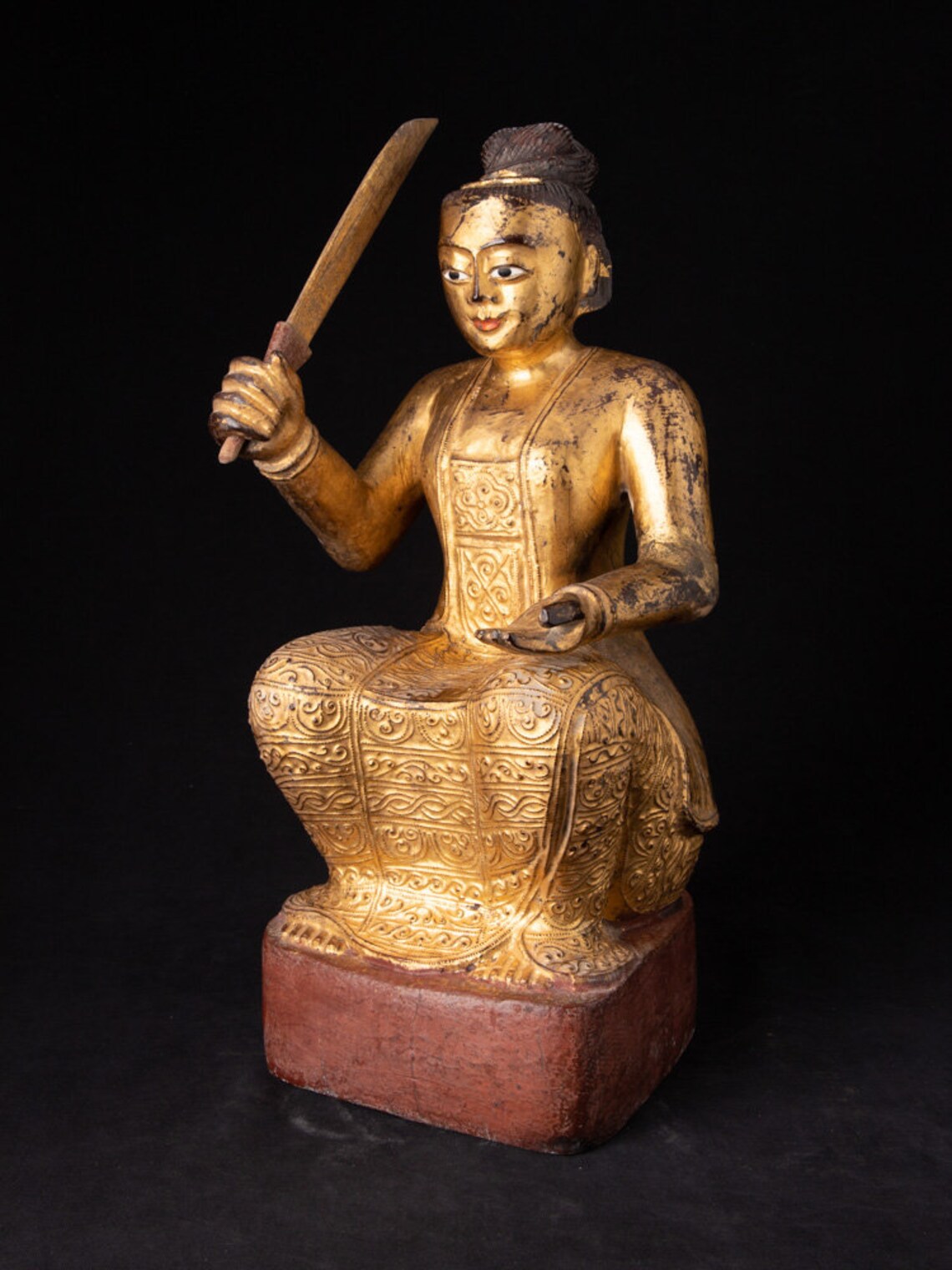 Antique Burmese Nat Statue From Burma 19th Century - Etsy