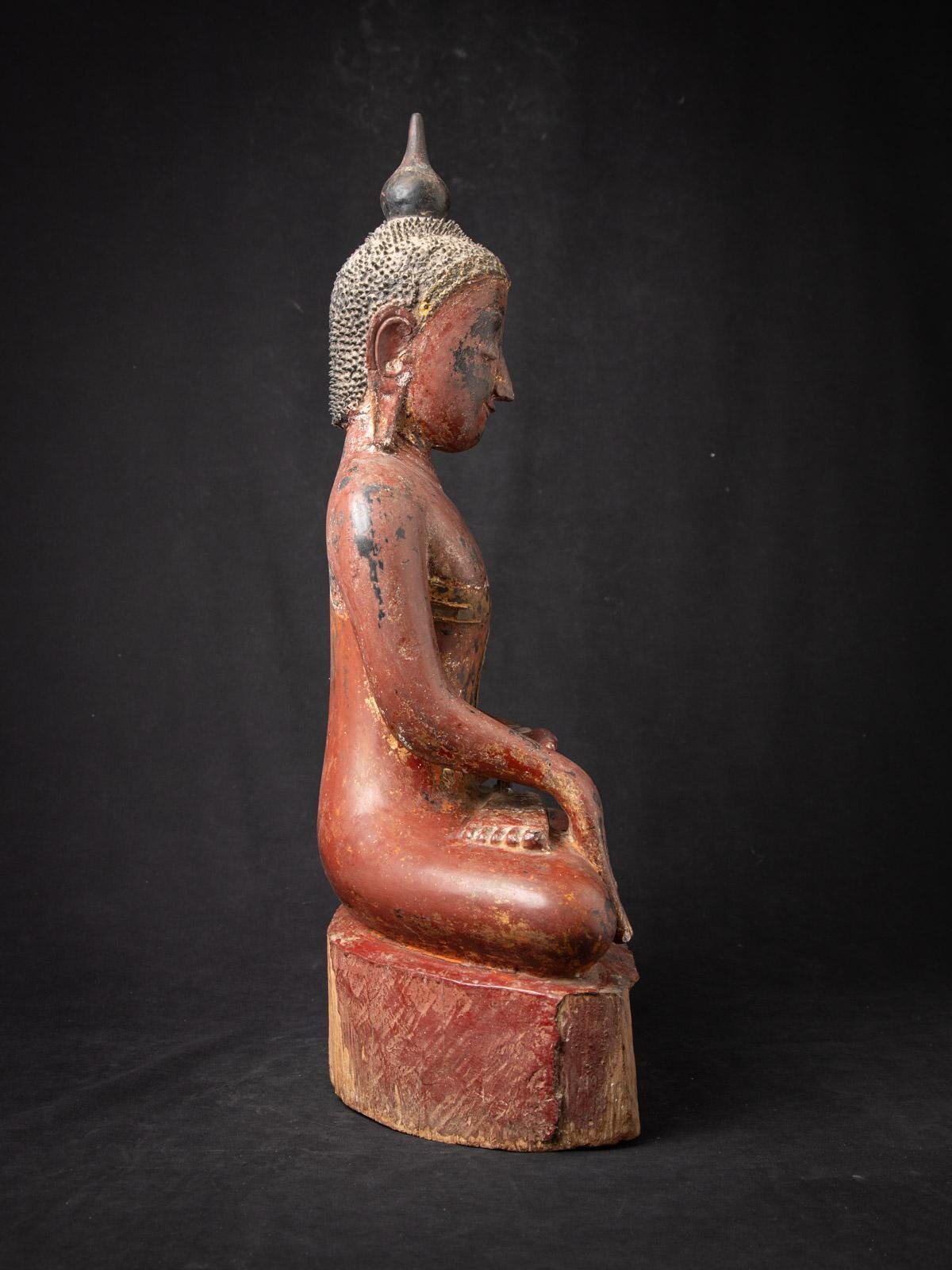 Early Antique Wooden Burmese Buddha Statue From Burma (myanmar) - Etsy