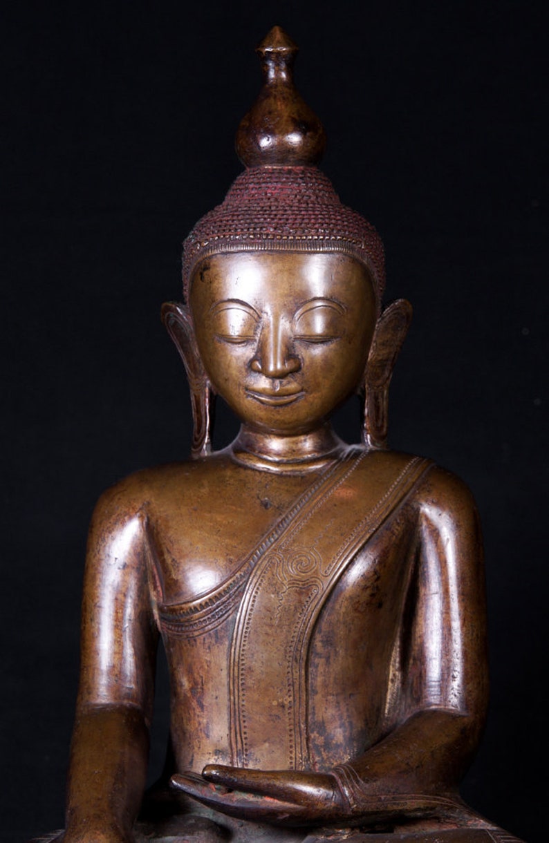 Antique Bronze Ava Buddha Statue From Burma, Late 18th / Early 19th ...