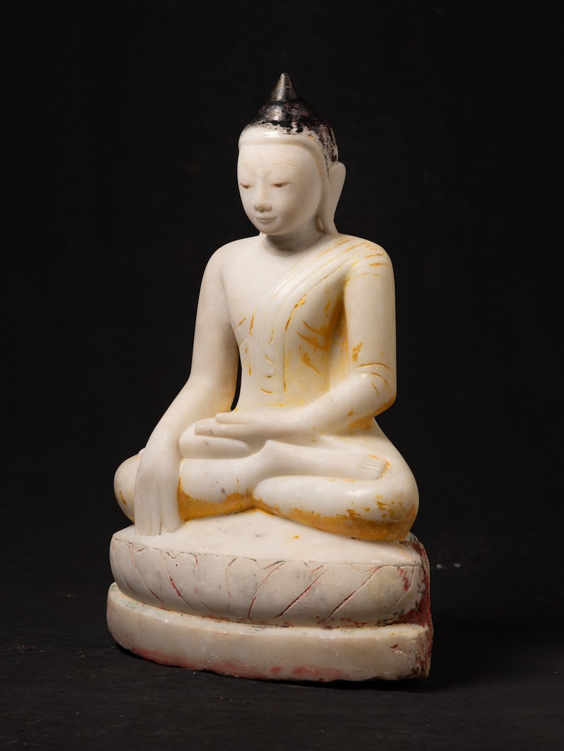 Antique Burmese Marble Buddha Statue From Burma, 18th Century - Etsy