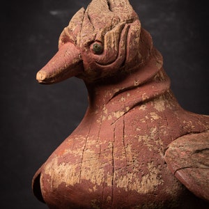 Antique Wooden Burmese Hintha Bird From Burma 18th Century - Etsy