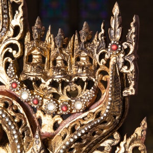 Large Antique Burmese Throne From Burma 19th Century - Etsy