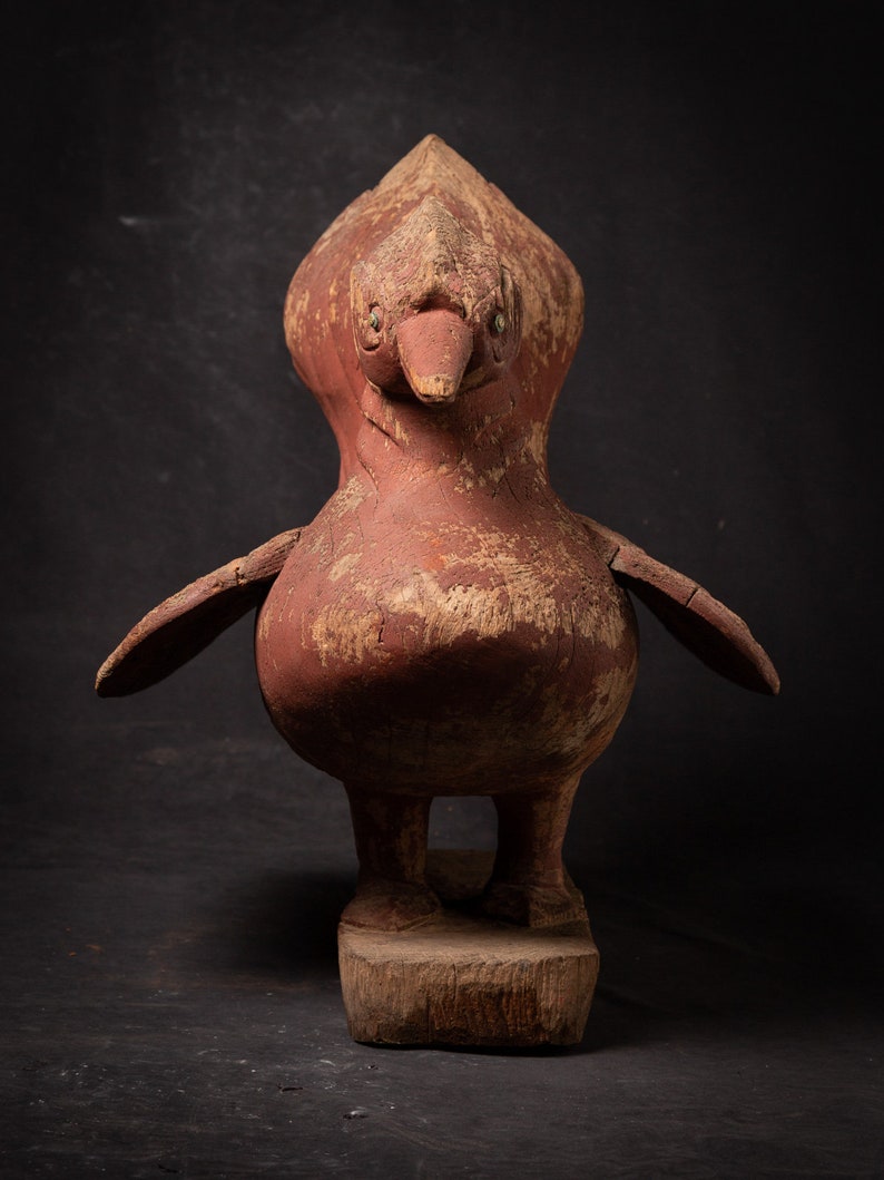 Antique Wooden Burmese Hintha Bird From Burma, 18th Century - Etsy
