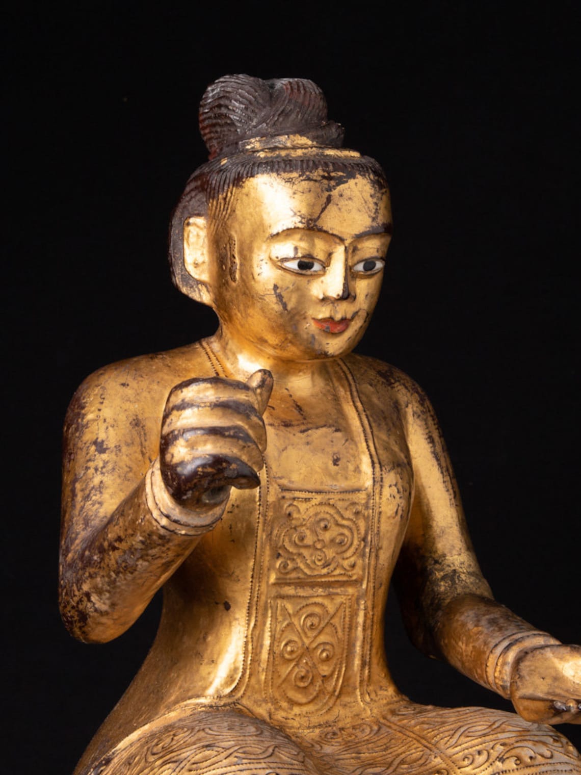 Antique Burmese Nat Statue From Burma 19th Century - Etsy