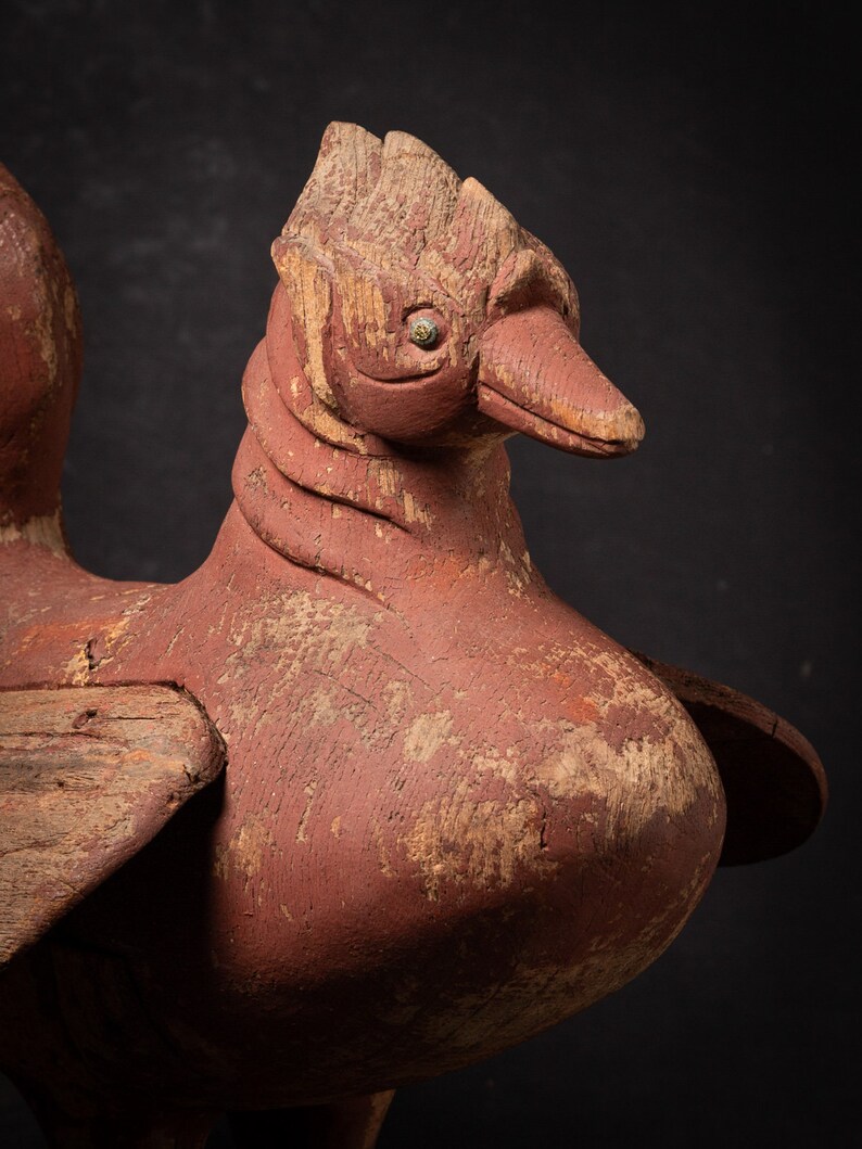 Antique Wooden Burmese Hintha Bird From Burma, 18th Century - Etsy