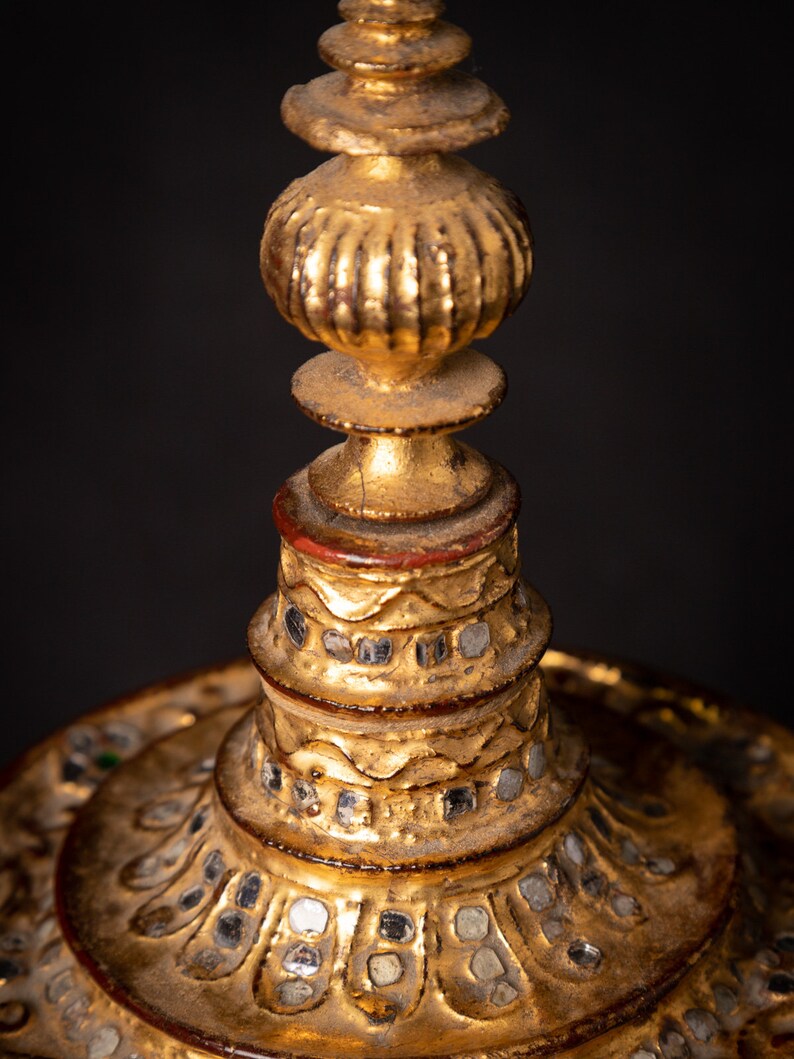 Antique Wooden Burmese Offering Vessel From Burma 19th - Etsy