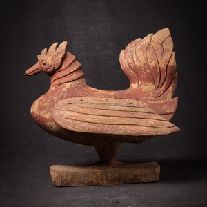 Antique Wooden Burmese Hintha Bird From Burma, 18th Century - Etsy