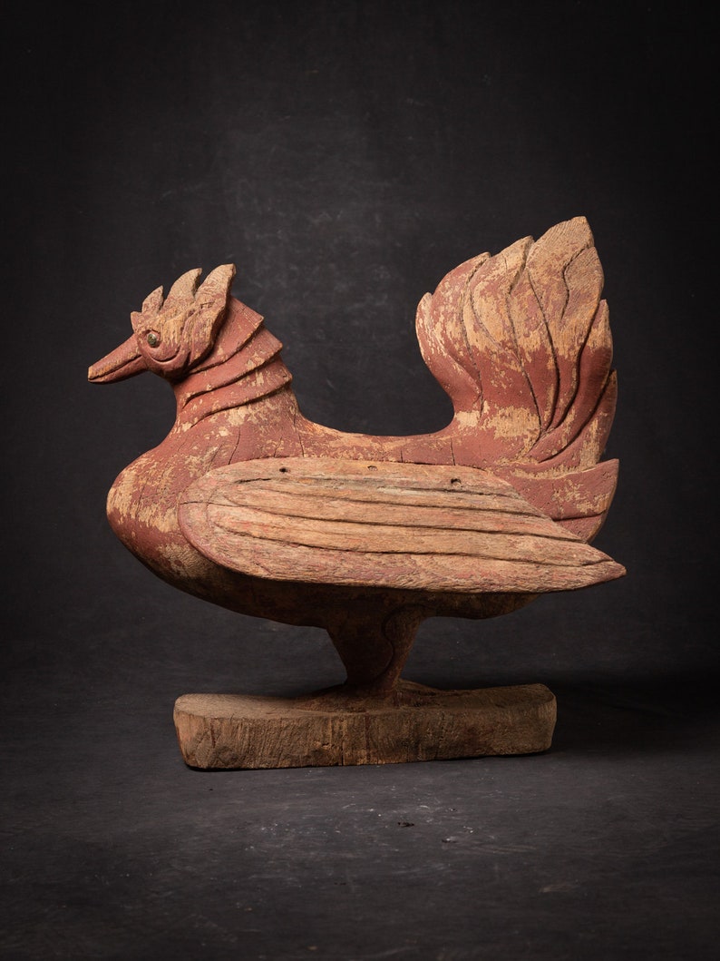 Antique Wooden Burmese Hintha Bird From Burma, 18th Century - Etsy