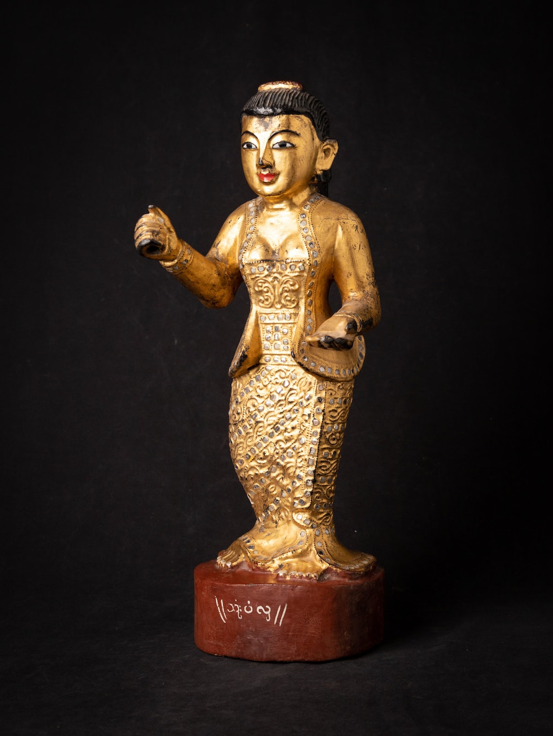 Antique Wooden Burmese Nat Statue From Burma, 19th Century - Etsy