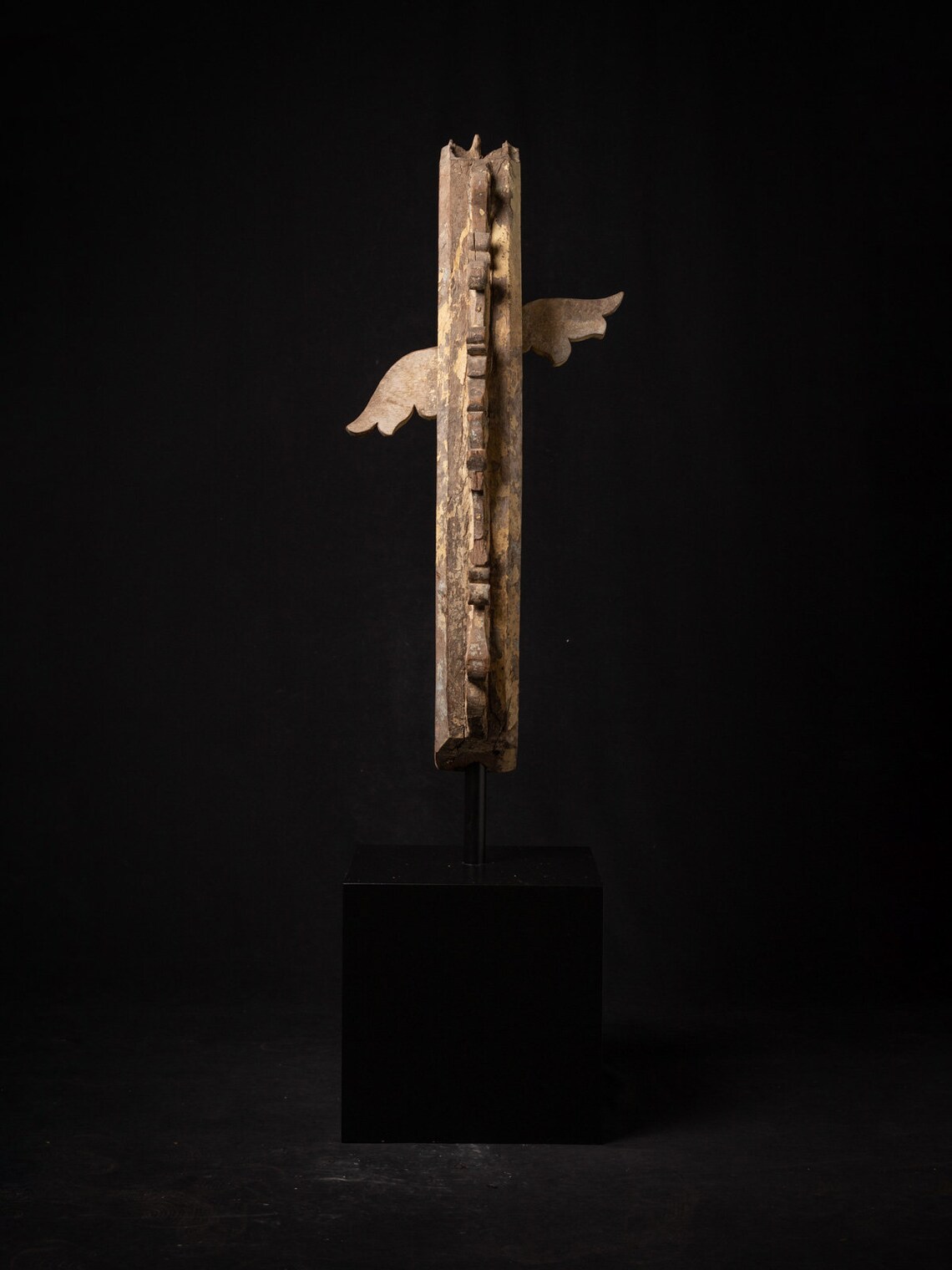 Antique Wooden Figure From Indian Temple From India, 19th Century - Etsy