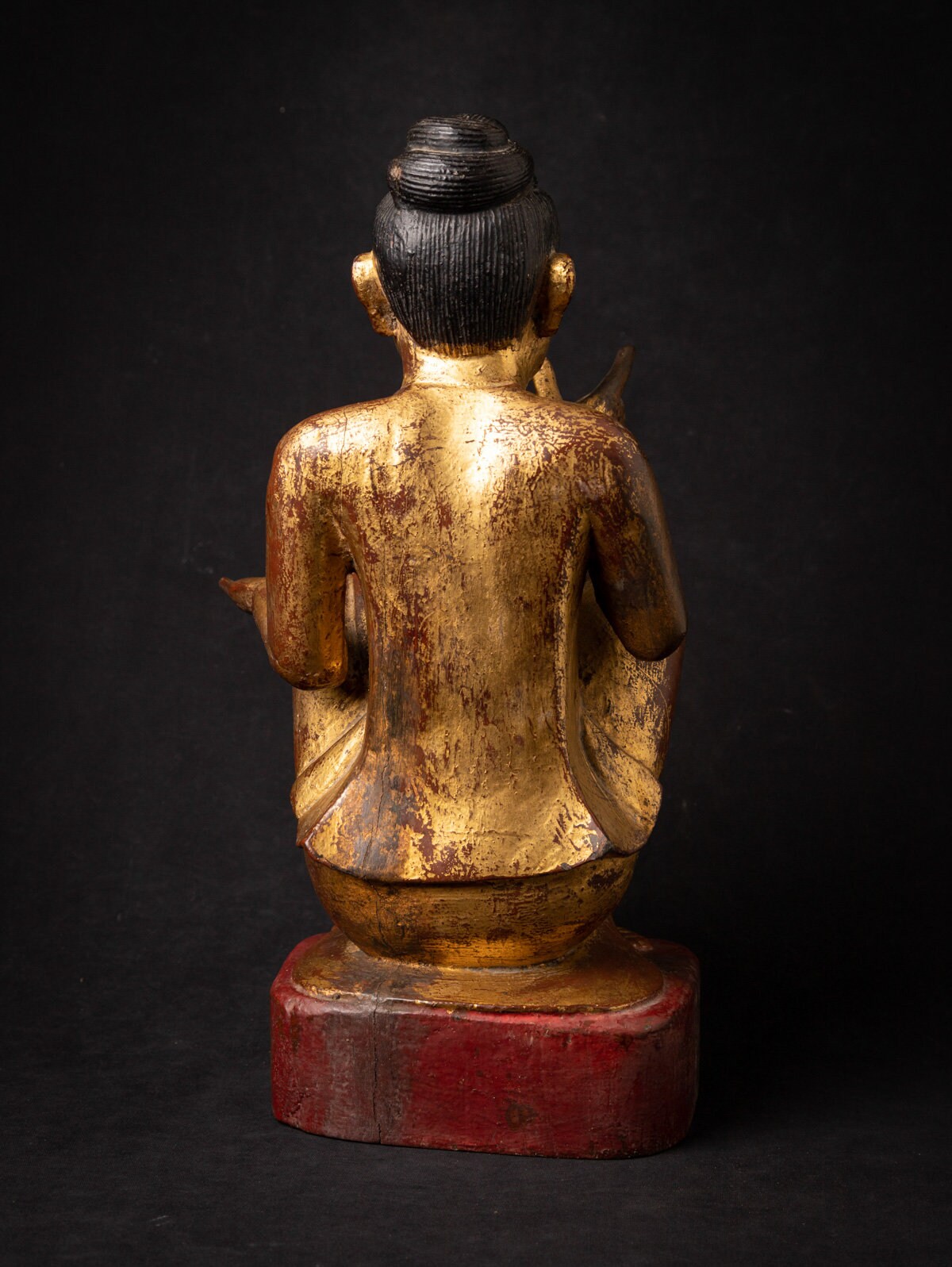 Antique Wooden Burmese Nat Statue From Burma, 19th Century - Etsy