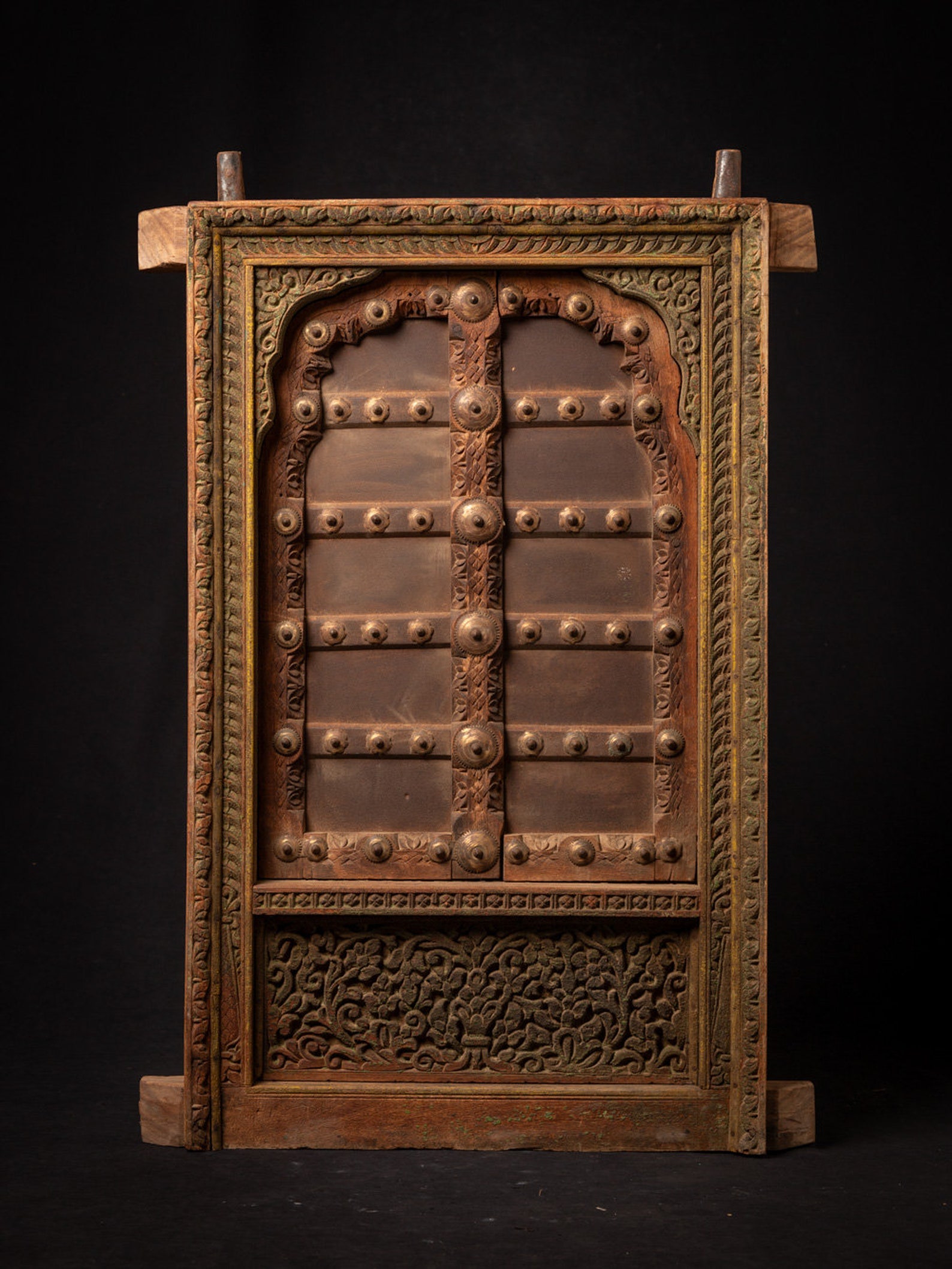 Antique Wooden Indian Window Frame From India, 19th Century - Etsy