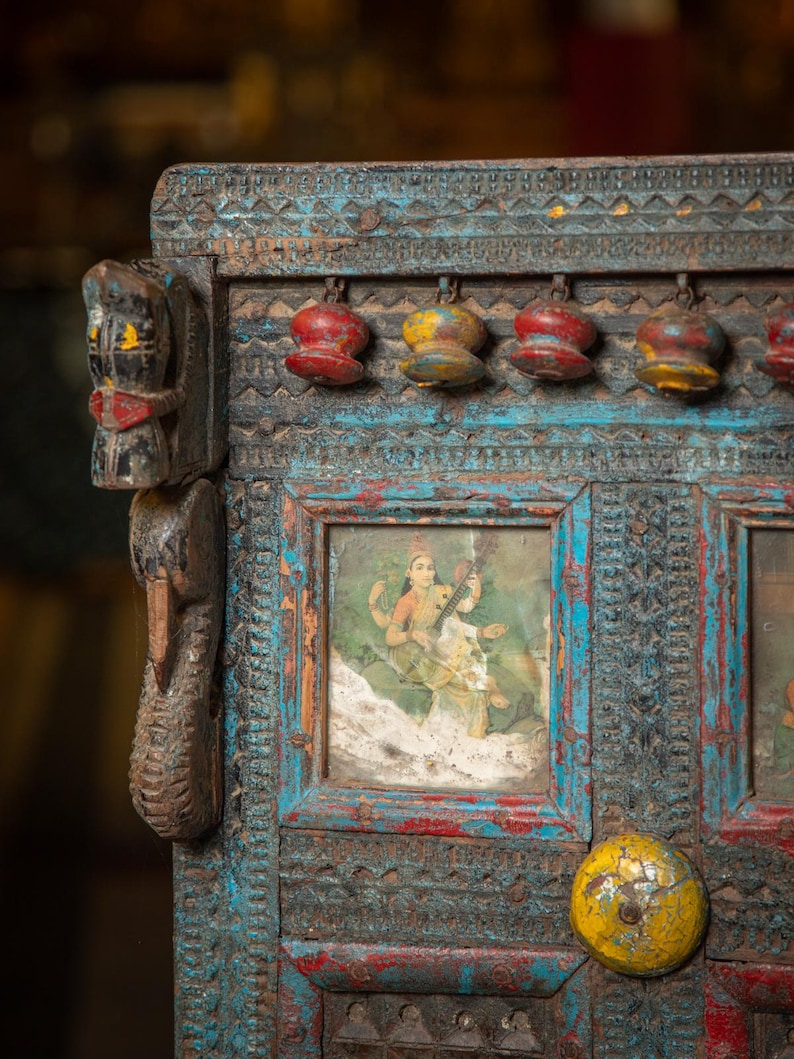 Antique Indian Damchiya Wedding Closet From India, 19th Century - Etsy