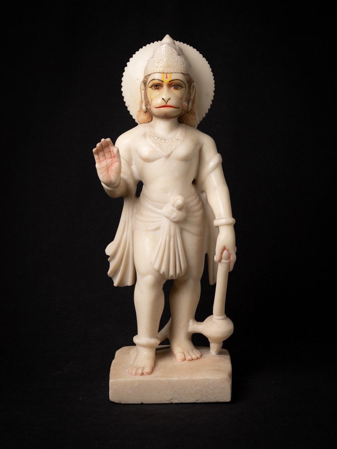 Old Indian Marble Hanuman Statue From India, Middle 20th Century - Etsy