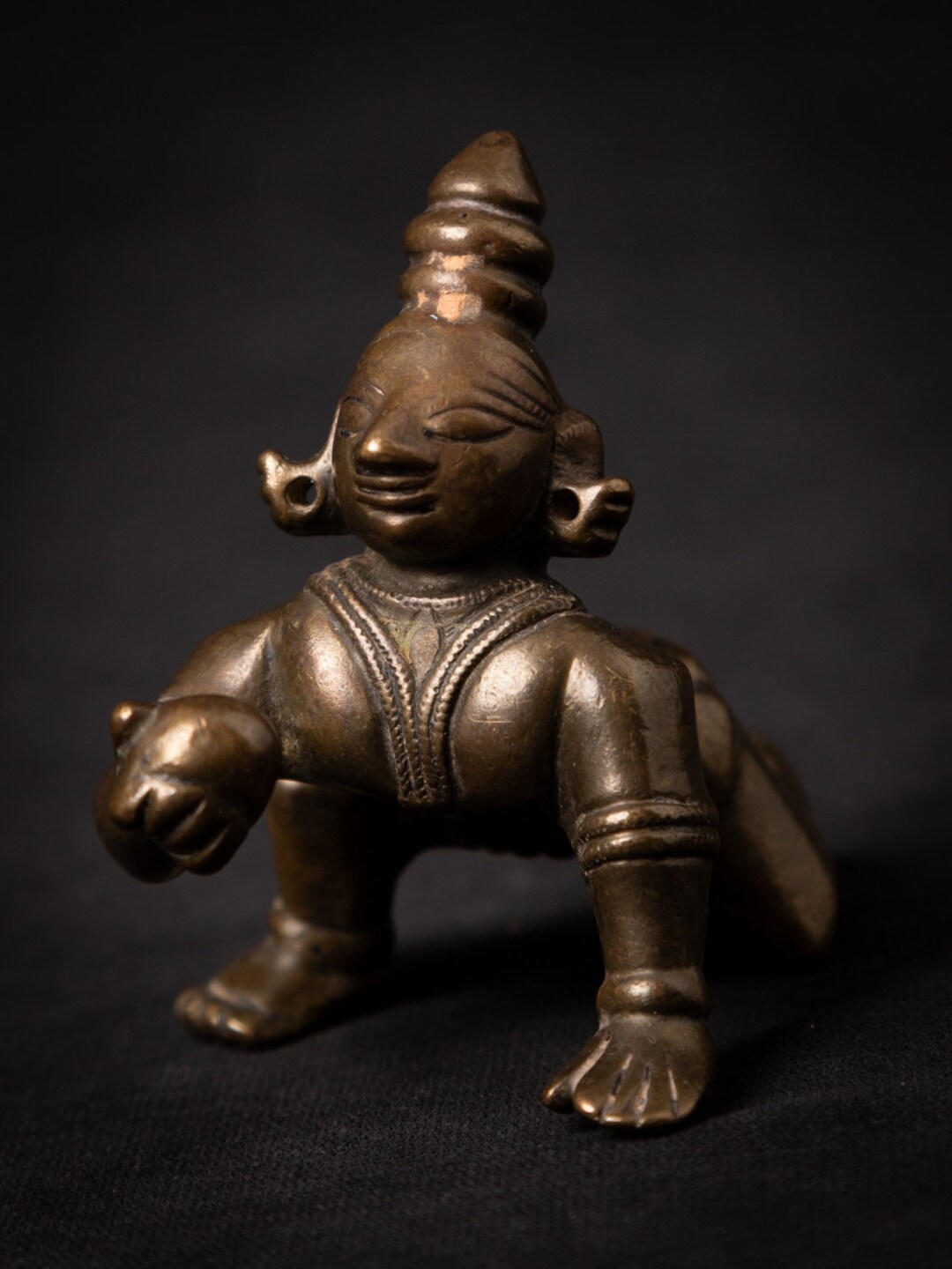 Antique Bronze Krishna Statue as Child From India, 18th Century - Etsy