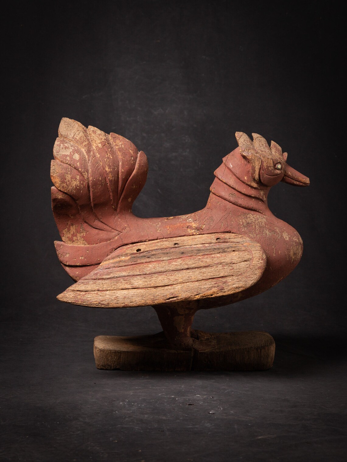 Antique Wooden Burmese Hintha Bird From Burma 18th Century - Etsy