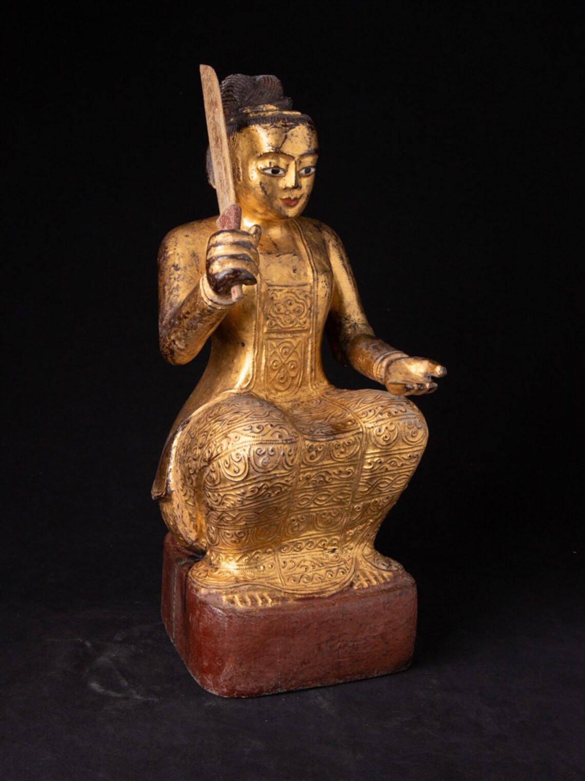 Antique Burmese Nat Statue From Burma 19th Century - Etsy