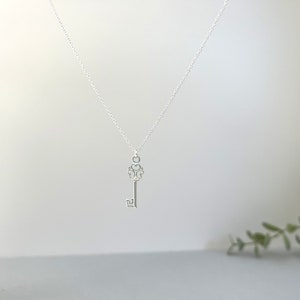 21st Birthday Key Necklace / 925 Sterling Silver / Charm Pendant ...