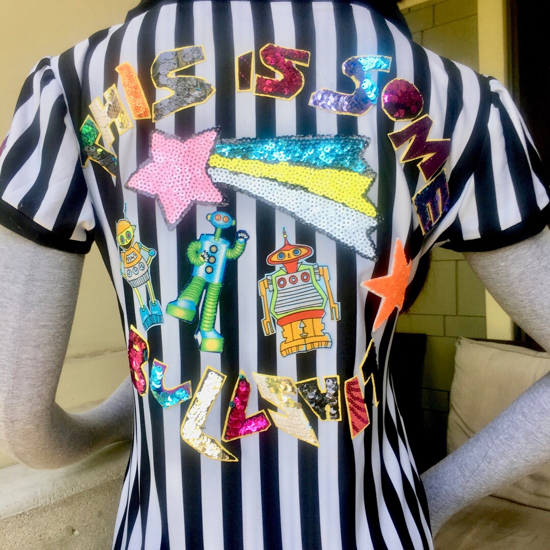 Robot Dress Space Dress Sequin Shirt UFO Dress NASA Dress Alien Dress ...