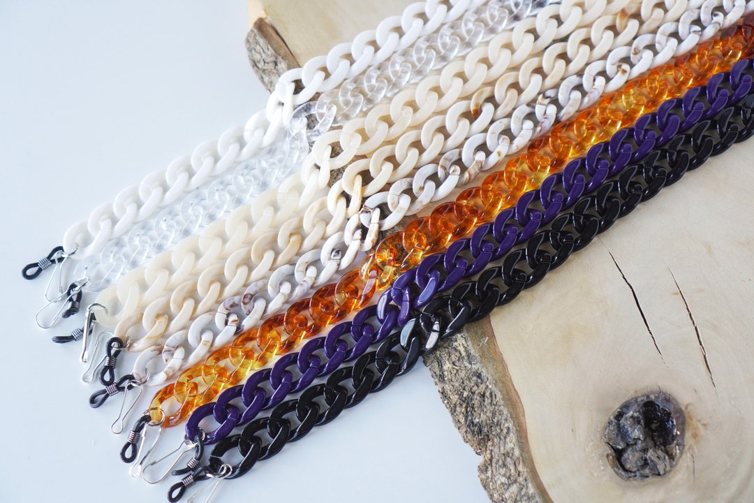 Face Mask Chain, Tortoise Shell Mask Chain, Mask Necklace, Mask Holder ...