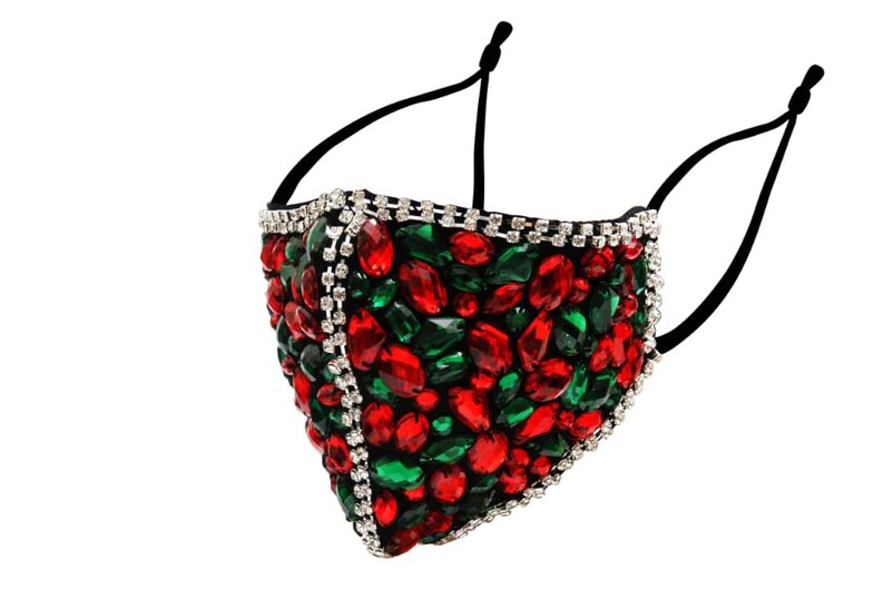 Crystal Face Mask for Women Rhinestone Sparkle Reusable - Etsy