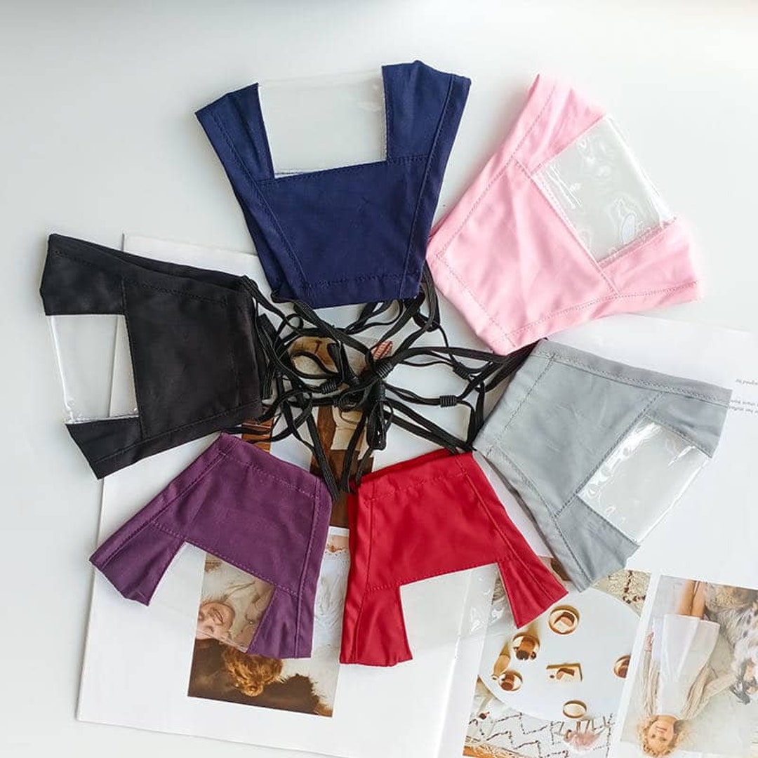 Clear Window Face Mask Deaf Hard of Hearing Transparent - Etsy