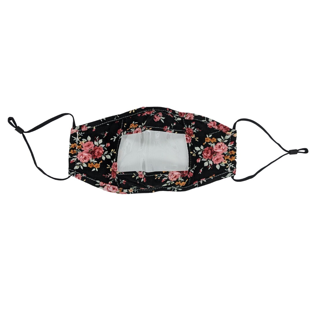 Clear Window Face Mask Deaf Hard of Hearing Transparent - Etsy