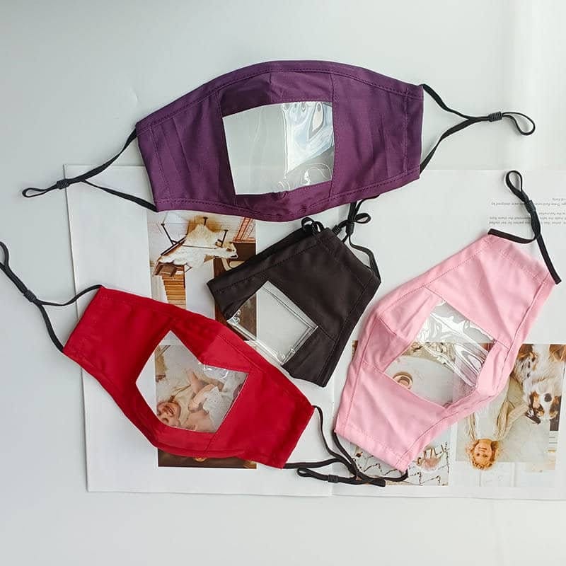 Clear Window Face Mask Deaf Hard of Hearing Transparent - Etsy