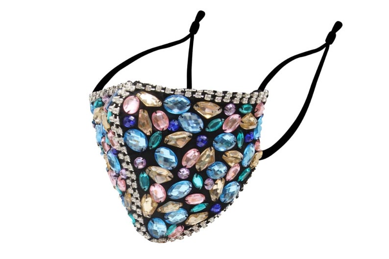 Crystal Face Mask for Women Rhinestone Sparkle Reusable - Etsy