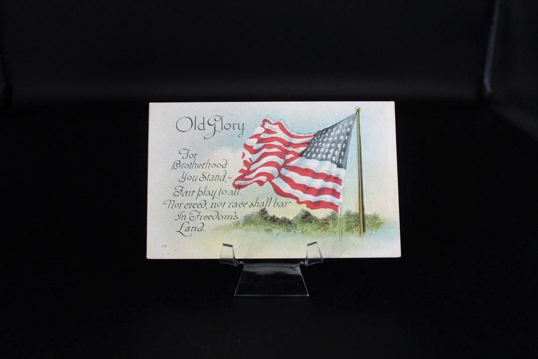 Vintage WW1 Post Card Series 558 Flags OLD GLORY - Etsy