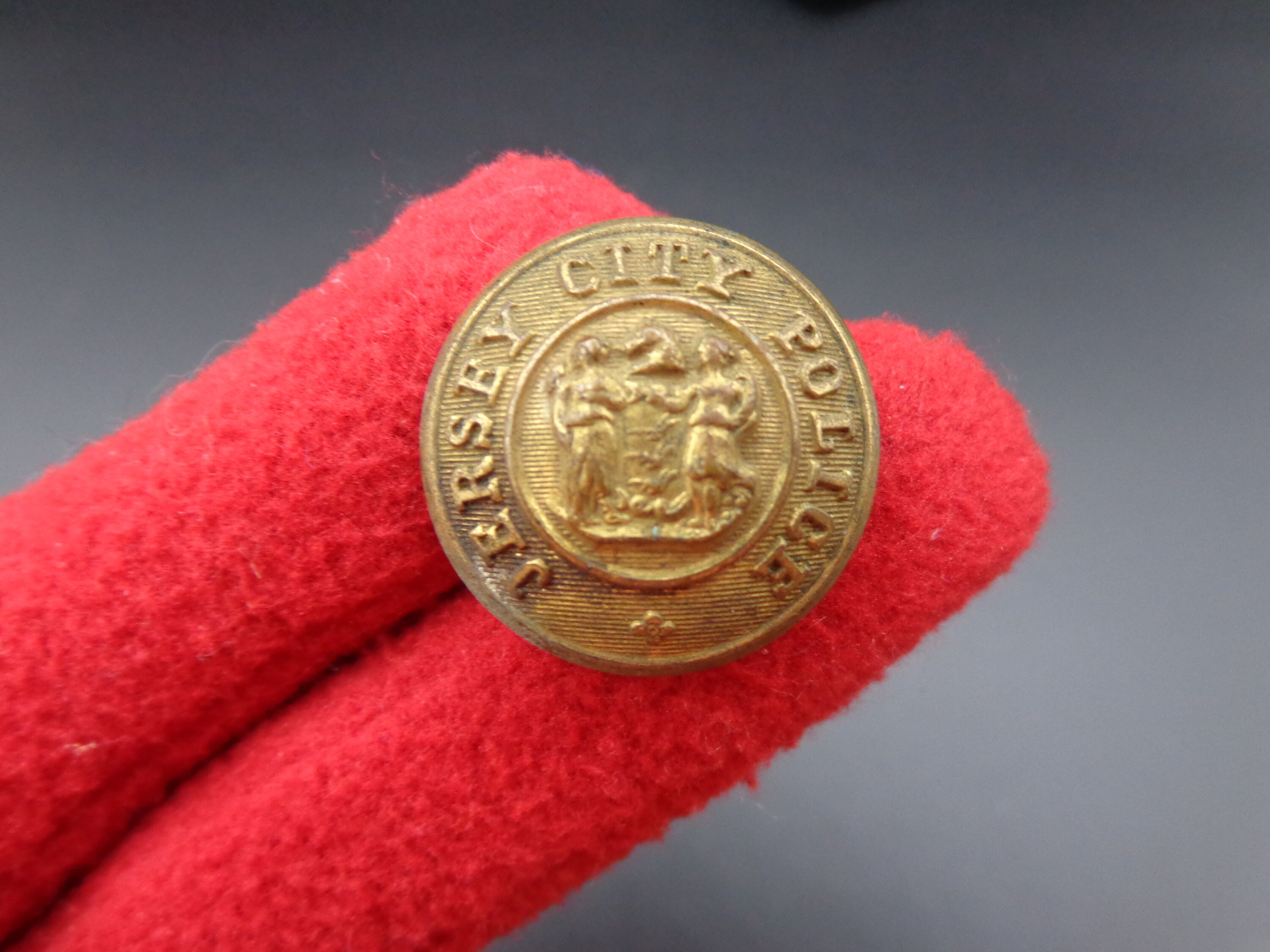 Vintage Antique Jersey City Police Uniform Button Scoville Mfg ...