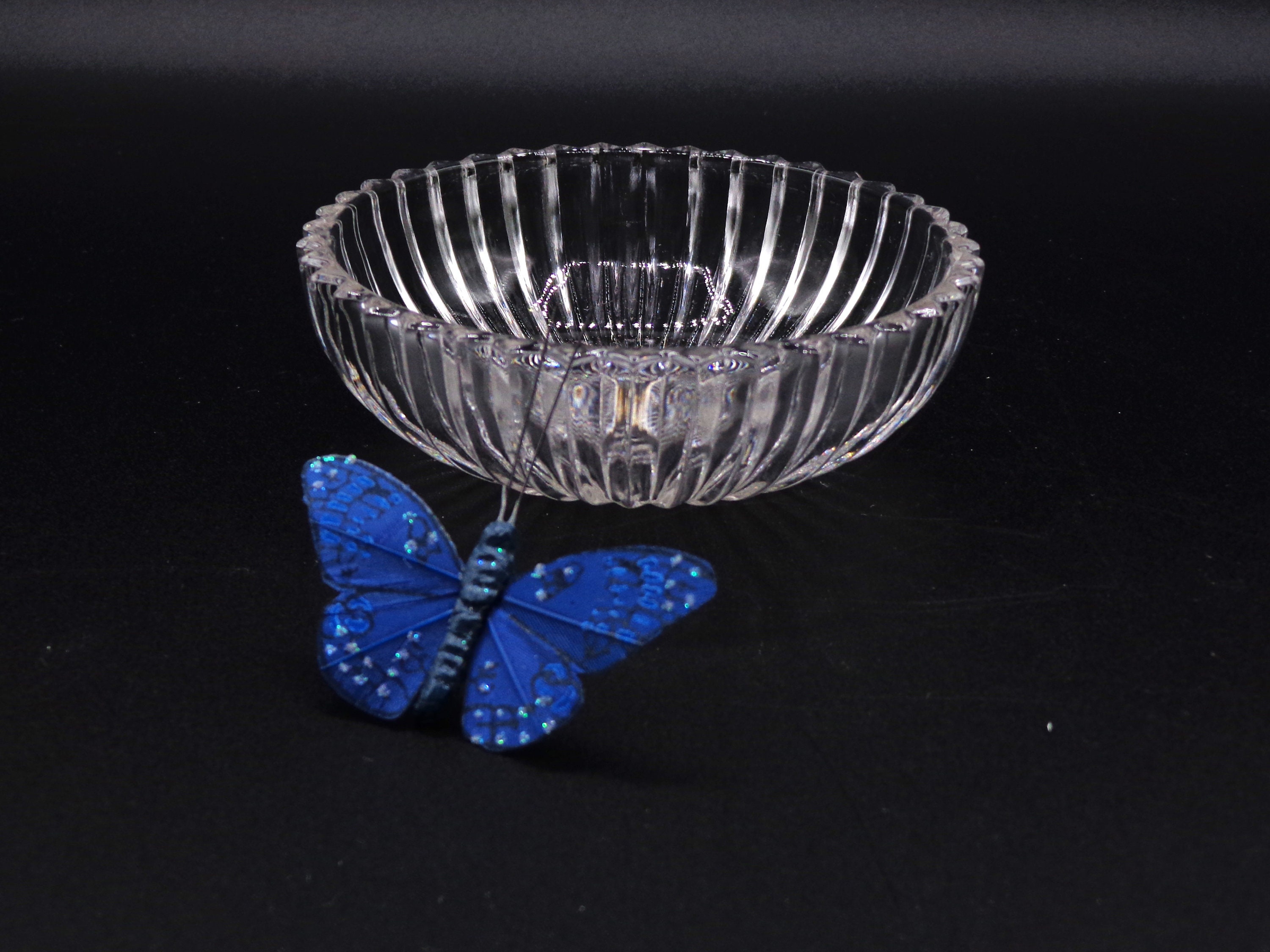 Vintage HEISEY Glass Nappy Bowls Ridgeleigh 1469 - Etsy