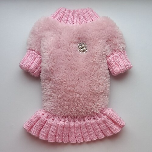 Eco Fur Coat for Dogs Sweater for Dogs Dog Dress Custom - Etsy