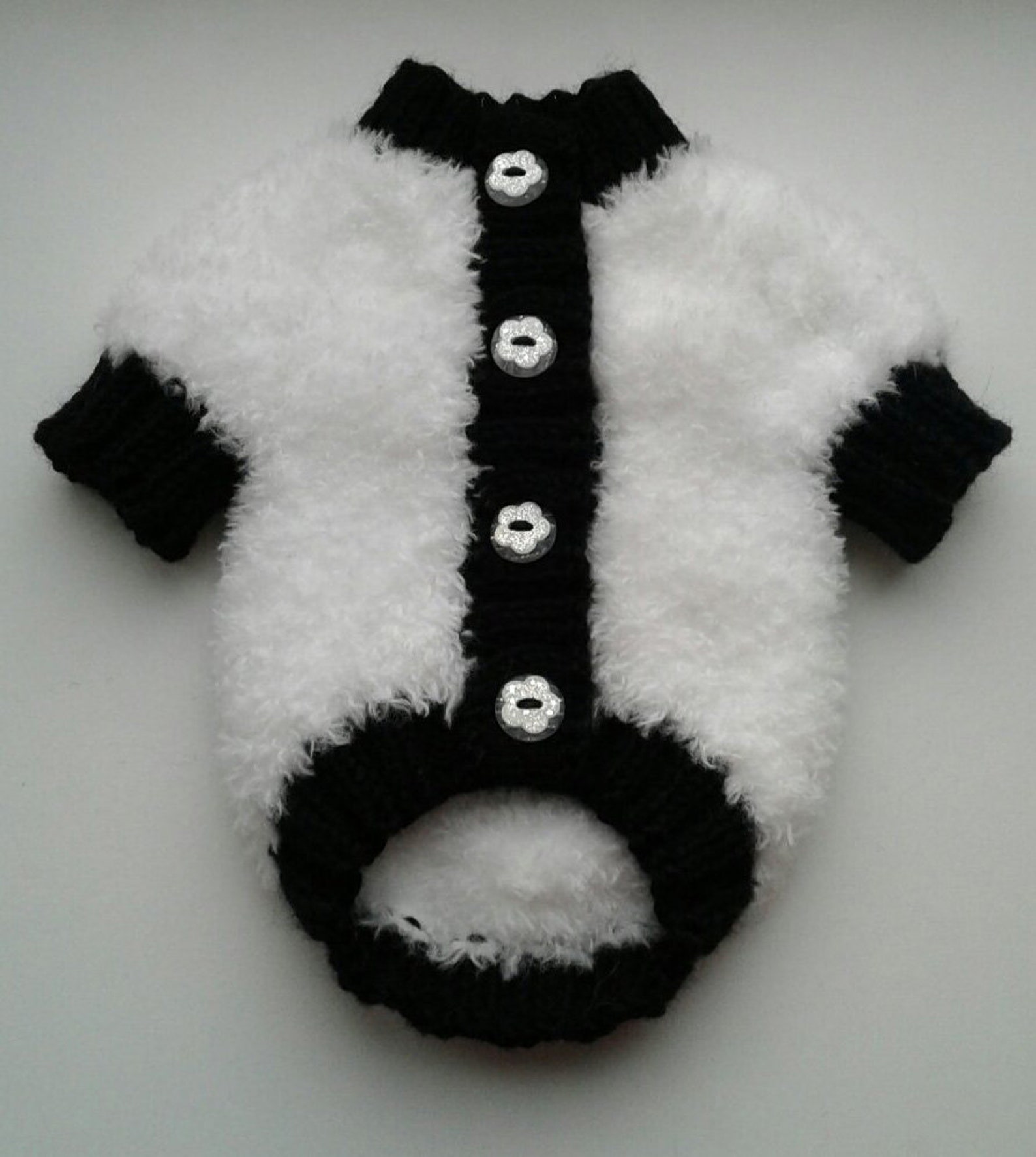 White Fur Coat for a Dog Sweater for Dogs Clothes for Small Dogs on ...