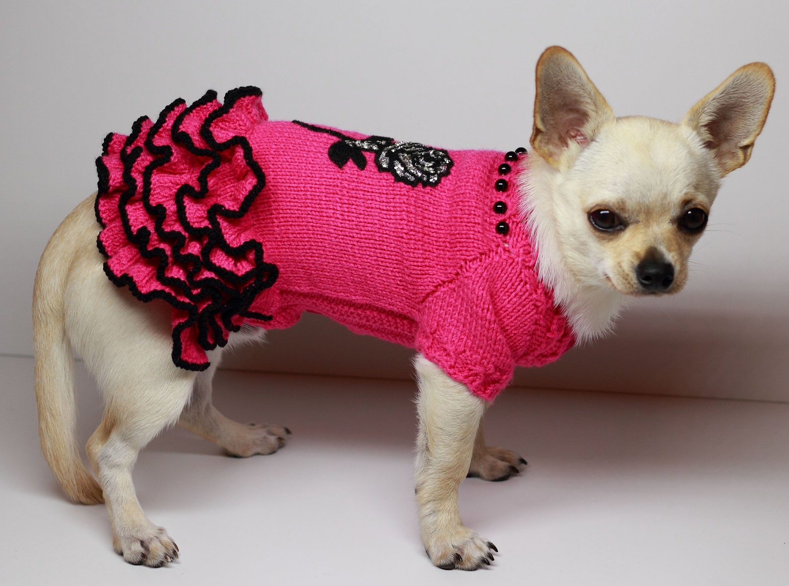 Dress for Dogs Clothes for Pets Sweater for Dogs Knitted - Etsy