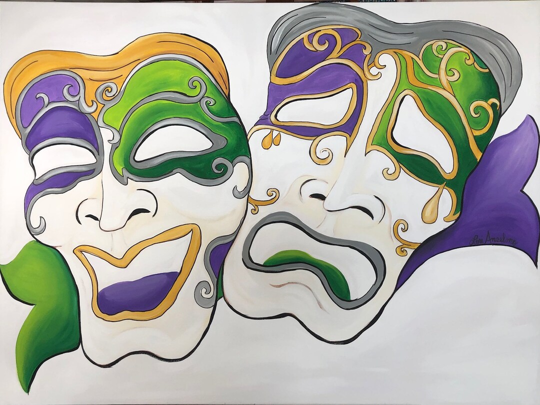 Comedy & Drama Masks Fence Panel - Etsy