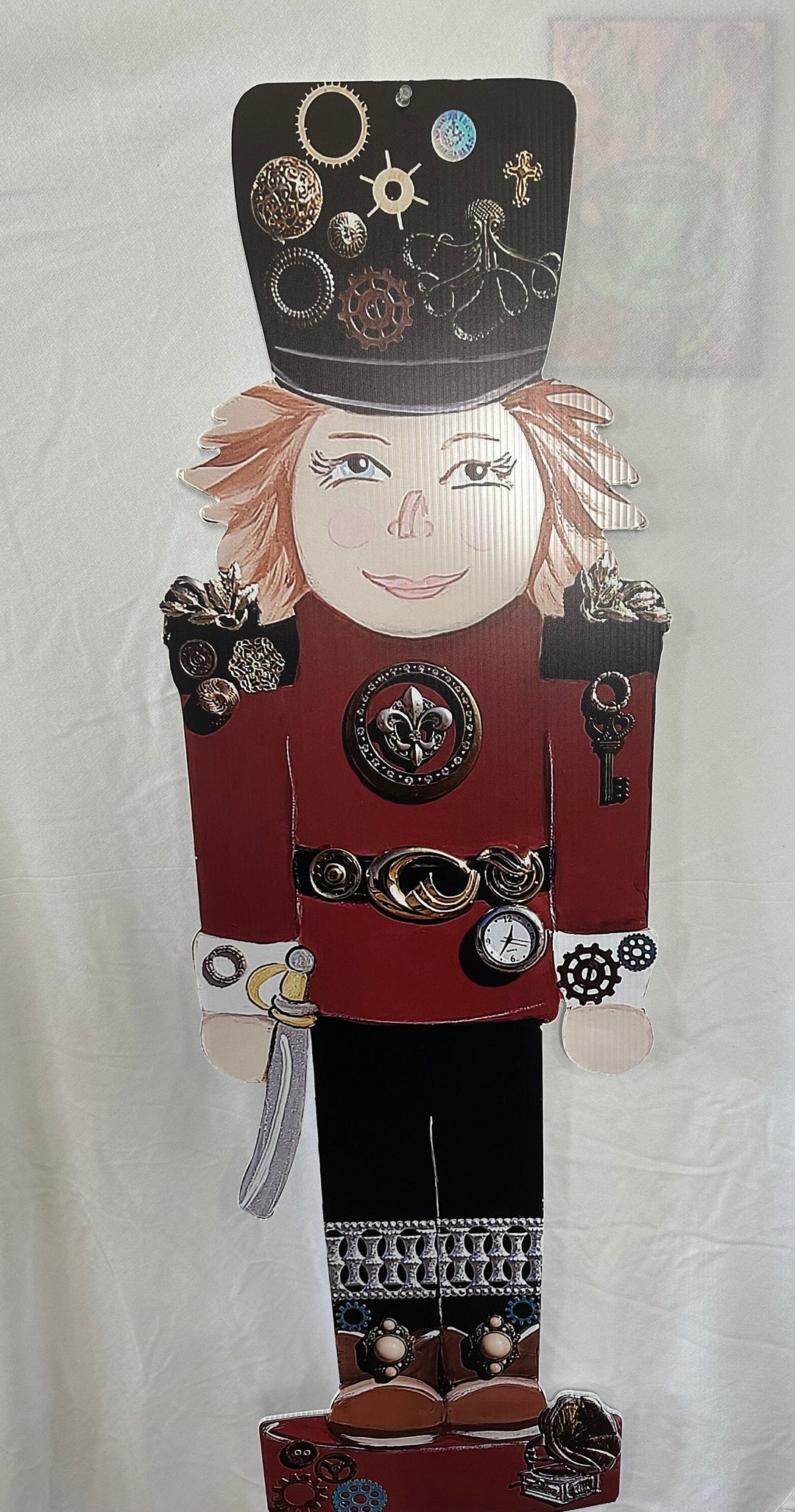 Steampunk Nutcracker Fence Panel - Etsy