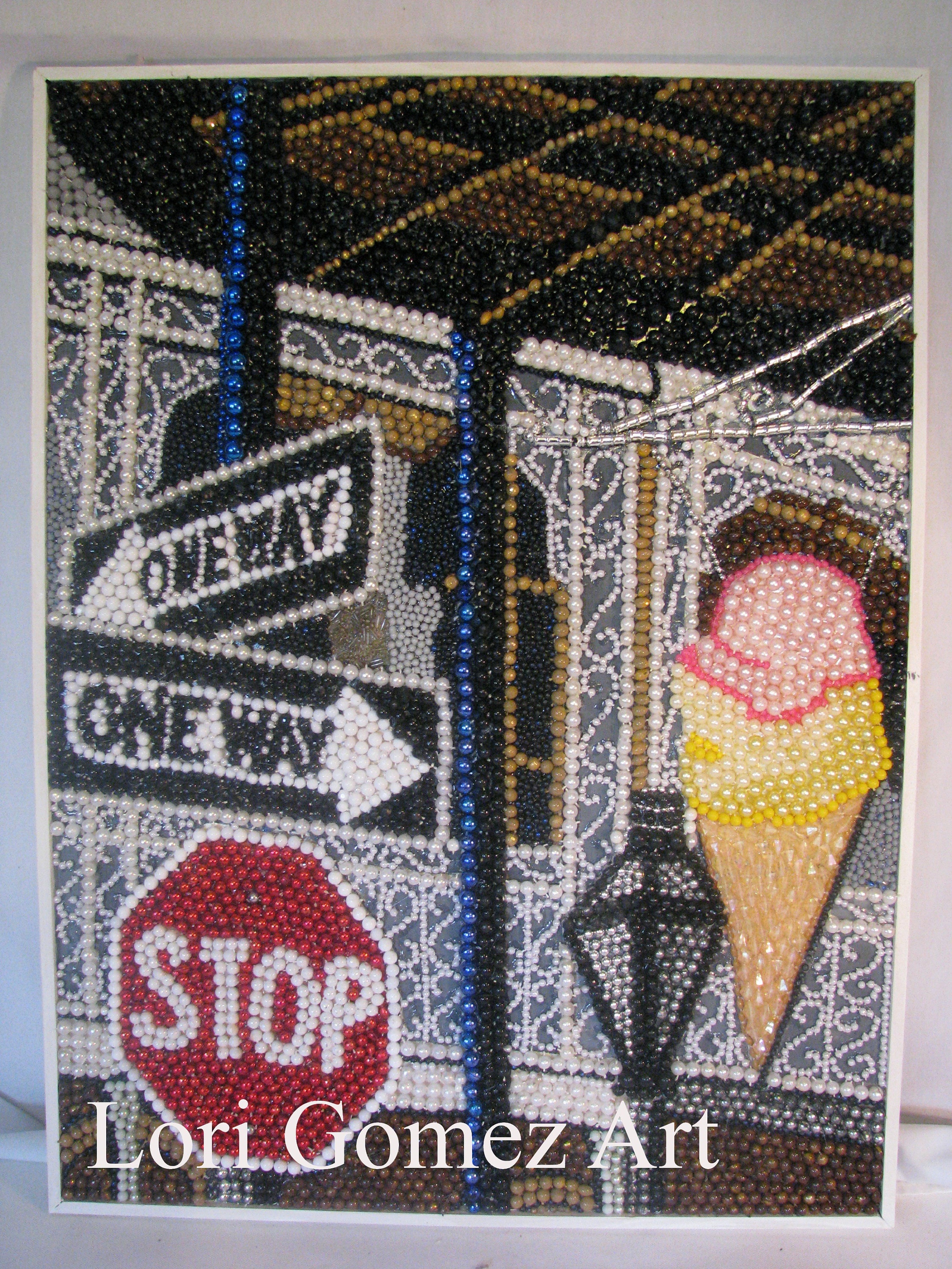 Beaded French Quarter Signs - Etsy