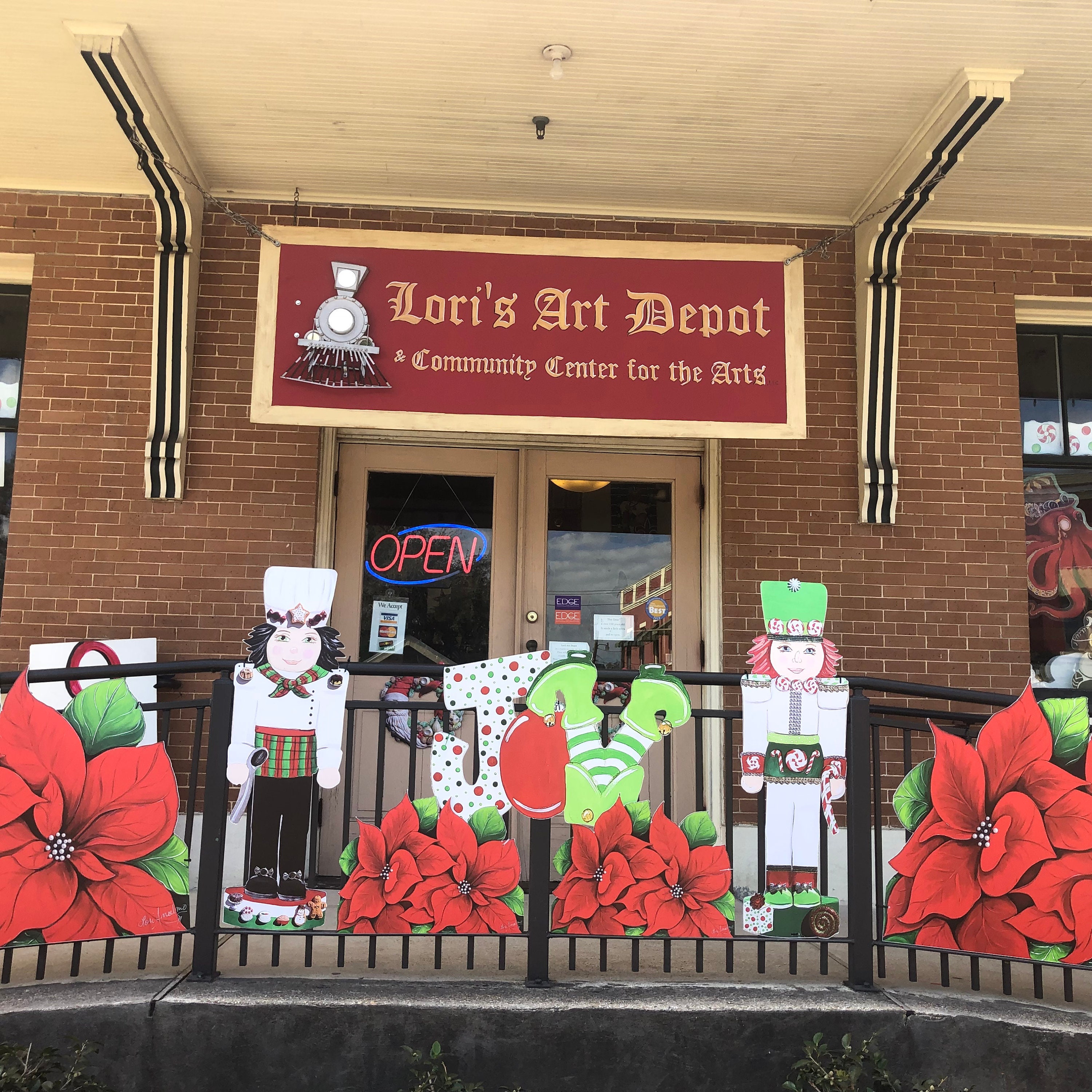 Peppermint Nutcracker Fence Panel - Etsy